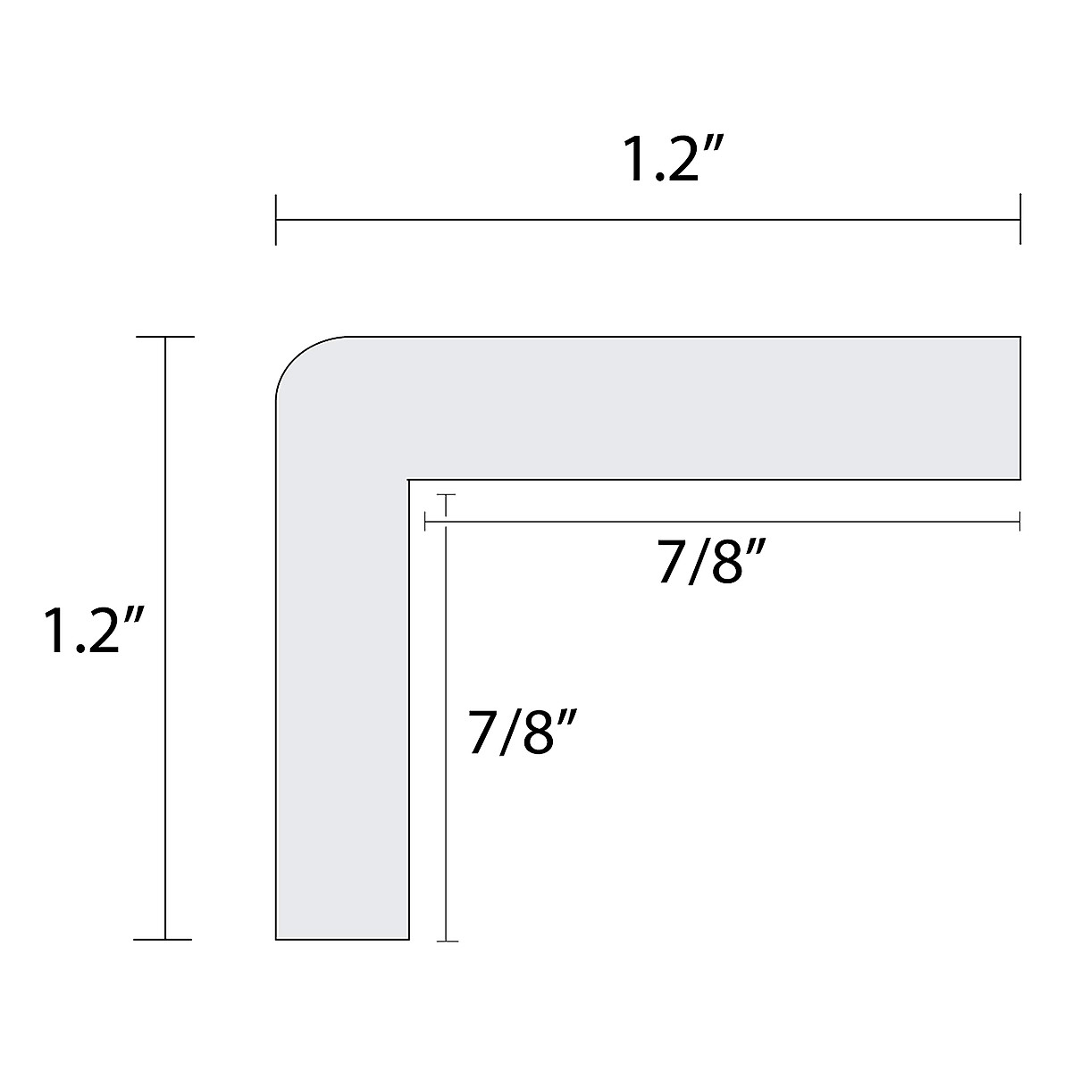 Kidkusion 24' Edge Cushion, Black