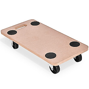 BOSEO Furniture Dolly, Securely Holds 500 Lbs Heavy Duty 4 Wheels Moving Dolly, Furniture Movers with Wheels for Piano Couch Fridge Heavy Items(23" x11.5" Platform)