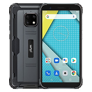 Plum Gator 7 4G Volte Unlocked Rugged Smart Phone Military Grade IP69 Water Shock Proof 5580 mAh Battery - Black