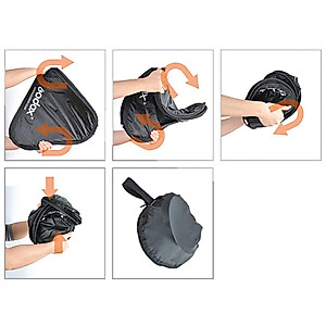Godox Softbox 24"x24" with S2 S-Type Speedlite Bracket, Bowens Mount Soft Box Kit for Godox V1 AD400Pro AD200Pro AD200 V860II TT685II TT600 TT350