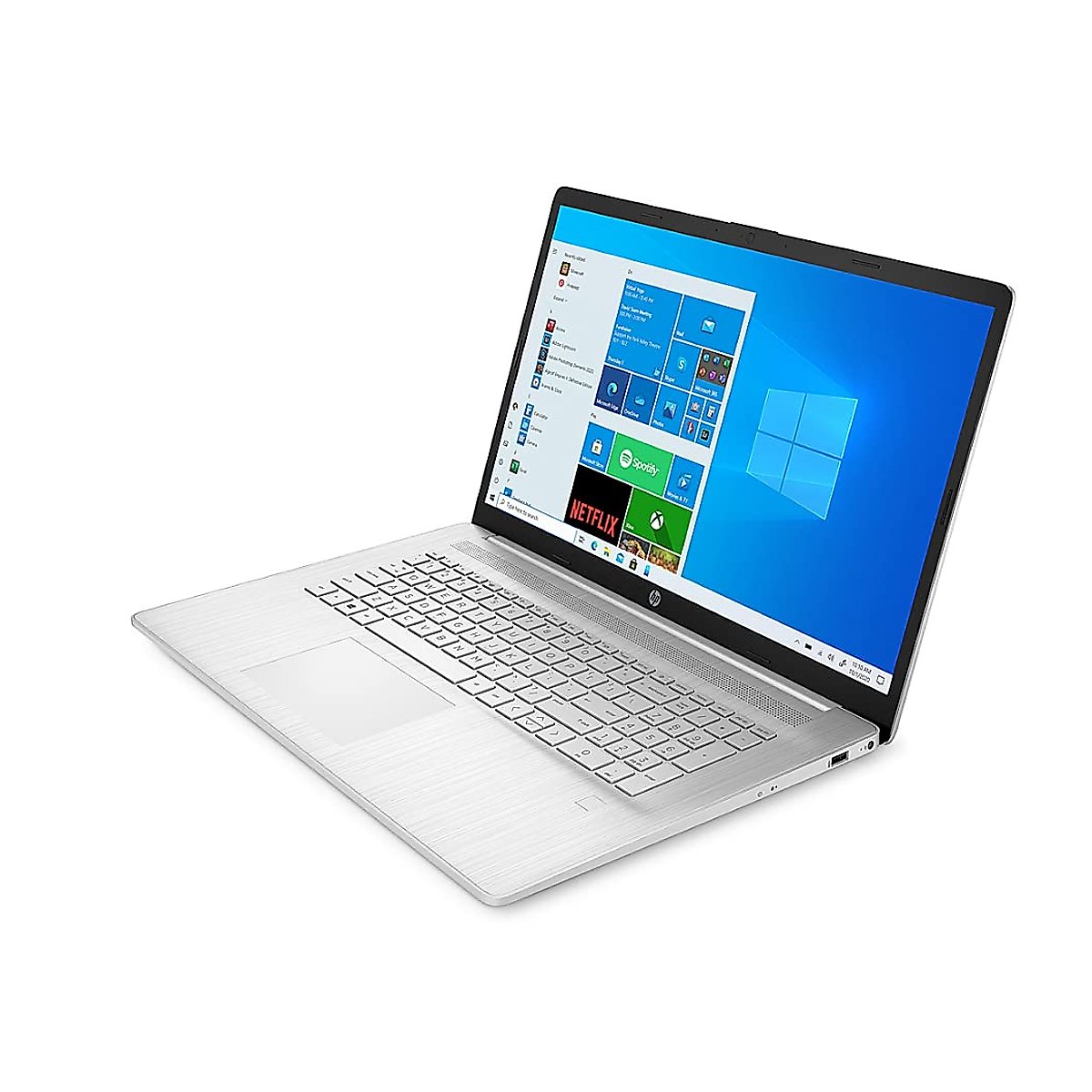 HP Laptop, 17.3" HD Touchscreen, AMD Athlon Gold 3150U Processor up to 3.3 GHz, 12GB DDR4 Memory, 512GB SSD, Webcam, Wireless-AC, Bluetooth, Type-C, HDMI, Windows 10, Silver