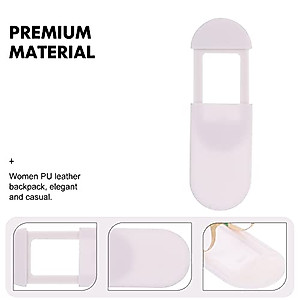 Hemobllo 3Pcs Privacy Cover Lens Protector Computer Camera Webcam Lens Covers Webcam Shutter Covers Web Camera Covers Phone Camera Webcam Lens Protective Covers Jammer White abs Cell Phone
