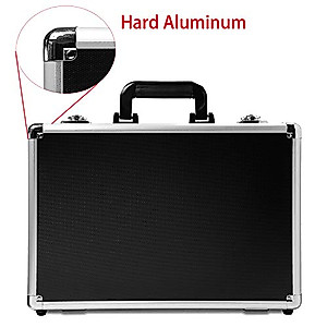 HUL 16in Two-Tone Aluminum Case with Customizable Pluck Foam Interior for Test Instruments Cameras Tools Parts and Accessories