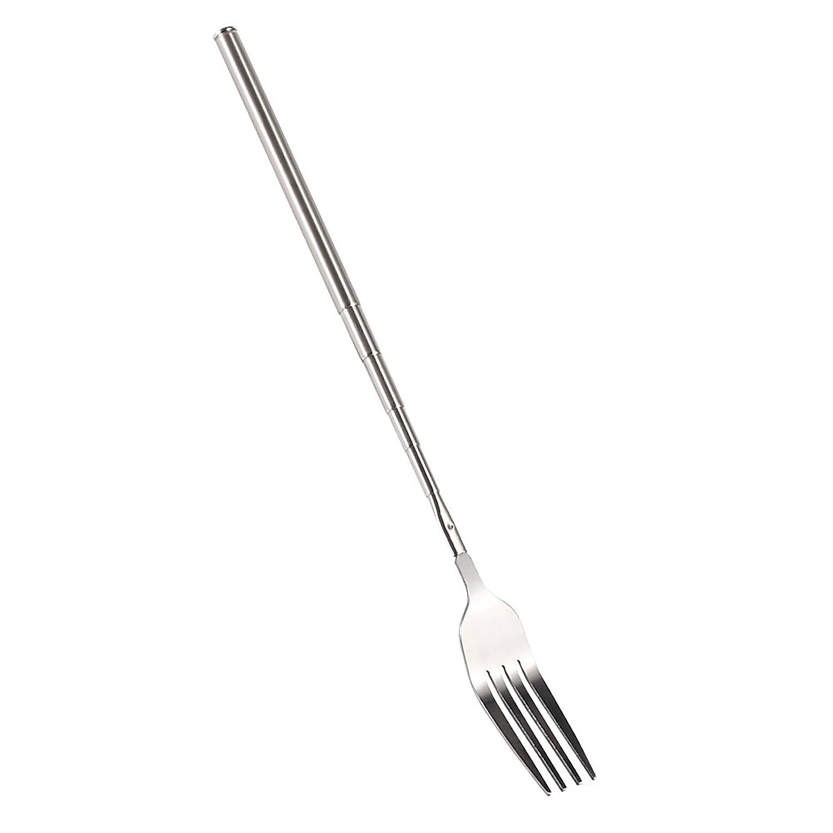 ORULA Telescopic Fork,Extendable Fork,Extending Fork,64cm Long Stainless Steel Retractable Fork Extendable Dinner Fruit Dessert Fork 8.7~25.4in