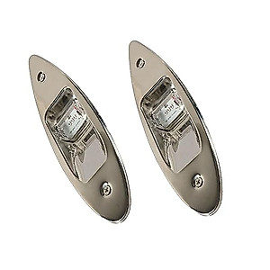 Marine Boat Navigation Lights, LED Bow Light, Boat Navigation Lights Red and Green, Vertical Mount Sidelight, 12 V, 2NM