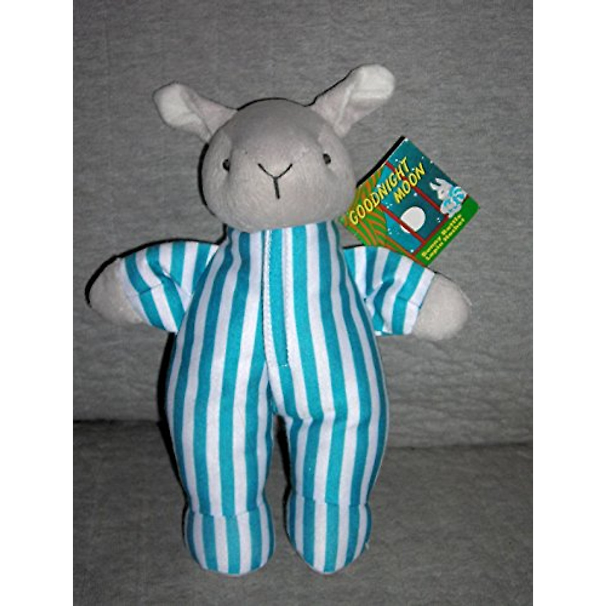 KIDS PREFERRED GOODNIGHT MOON plush BUNNY RABBIT in BLUE STRIPE PAJAMAS NWT ,#G14E6GE4R-GE 4-TEW6W221764
