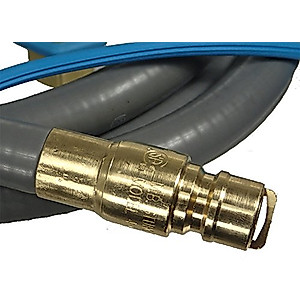 M.B. Sturgis Inc. 1/2" ID Gas Grill Quick Disconnect Gas Connector Kit (10 Feet)