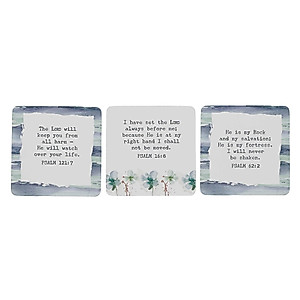 Christian Art Gifts Scripture Prayer Cards In Tin | Grace Notes For Today – 50 Double Sided Cards | Bible Verse Encouraging Gift for Women