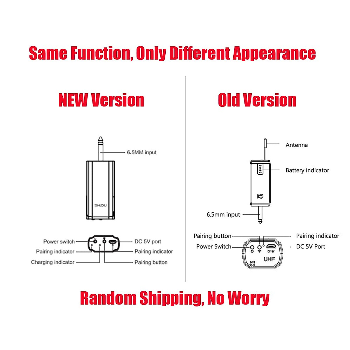 UHF Wireless Instruments Saxophone Microphone, with Receiver Detachable Clip, Universal for Speaker Professional Musical Orchestra Trumpet HiFi Megaphone Voice Amplifier Condenser Mini Mic