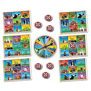 MasterPieces Kids Games - Old MacDonald's Farm Bingo Game
