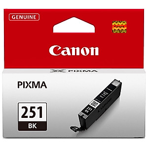 Canon CLI-251 Black Compatible to iP7220,iP8720,iX6820,MG5420,MG5520/MG6420,MG5620/MG6620,MG6320,MG7120,MG7520,MX922/MX722 Printers