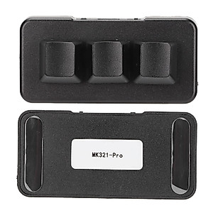 Yoidesu USB Mini 3 Keys Keypad 2.4G Mechanical Gaming Keyboard One Handed Programming Macro HID Standard Keyboard, RGB Backlight, Bluetooth Connection for Dos for Windows for