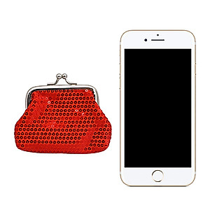 Little Girl Crossbody Bag,Glitter Crossbody Purse Messenger Bag Hand Bag Toddler Kids Purse with Sparkly Crown Hair Clip,Pink and Purple