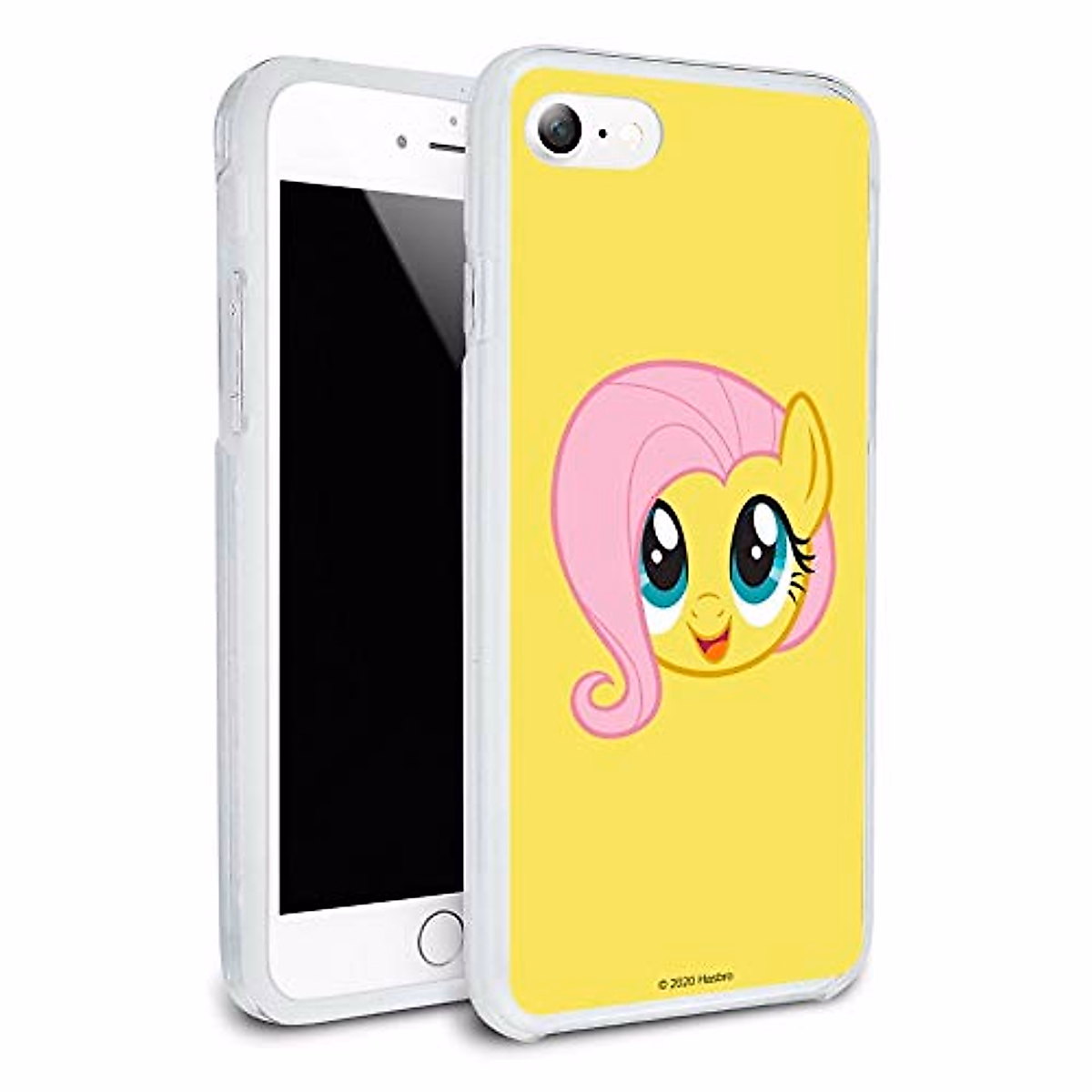 My Little Pony Fluttershy Face Protective Slim Fit Hybrid Rubber Bumper Case Fits Apple iPhone 8, 8 Plus, X, 11, 11 Pro,11 Pro Max