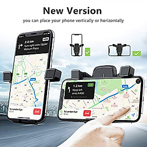 AYADA Phone Holder Compatible with Toyota RAV4, Phone Holder Phone Mount Upgrade Design Gravity Auto Lock Stable Without Jitter Easy to Install 2013 2014 2015 2016 2017 2018 Hybrid Accessories
