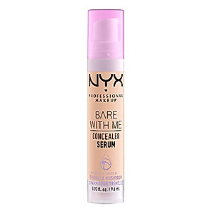 NYX PROFESSIONAL MAKEUP Bare With Me Concealer Serum, Up To 24Hr Hydration - Vanilla