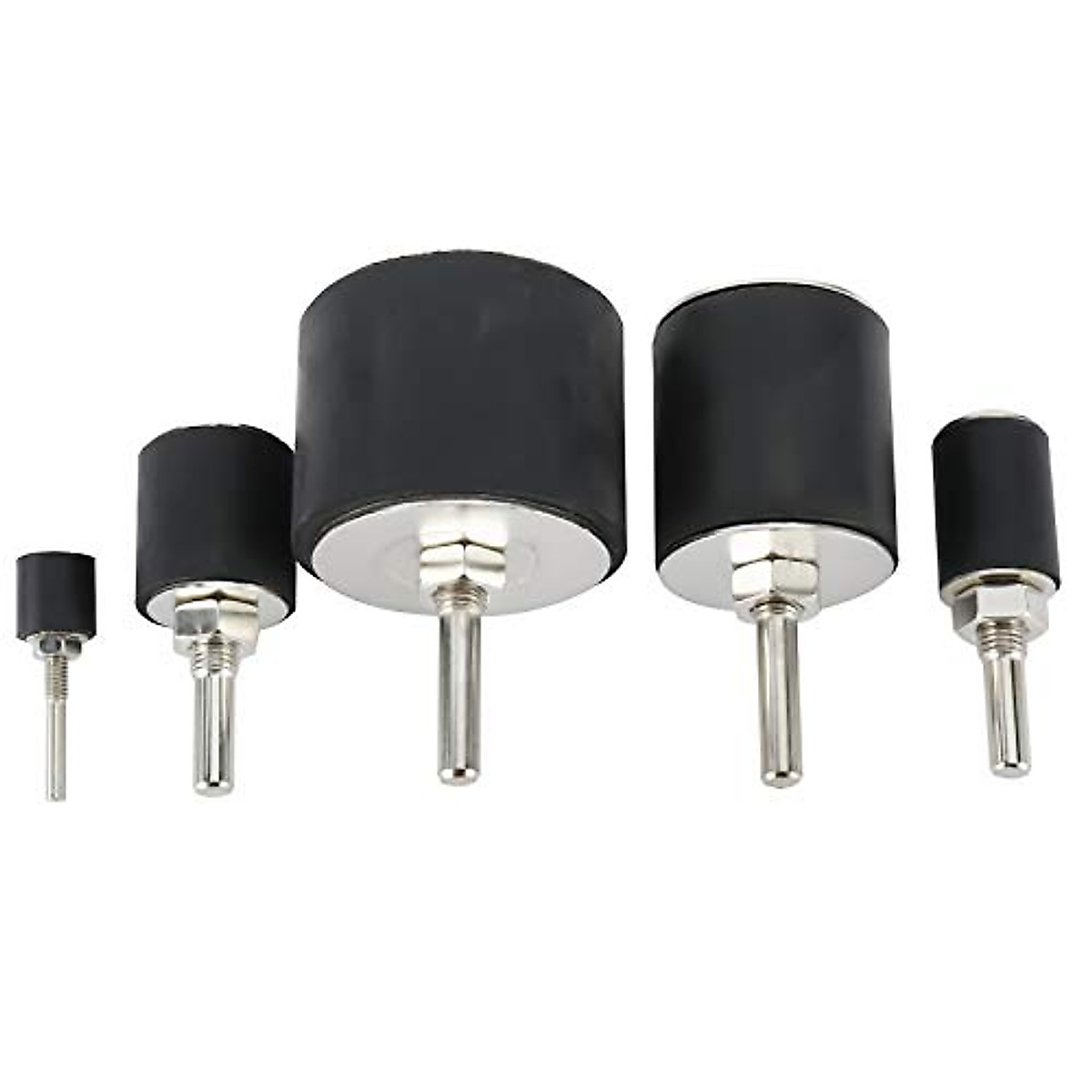 BTSHUB 25 PCS Sanding Drum Kit - Including 20 Sanding Bands, 5 Mandrels, Fits Any Drill,for Rotary Tools, Die Grinder, Power Drills, Carpenters, Woodworking, Paint, Sanding Surfaces and Finishing Jobs