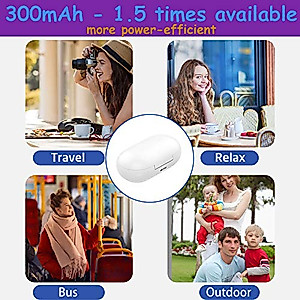 Wustentre Wired Charging Case Replacement Compatible with Samsung Galaxy Buds+ Plus SM-R175 and Galaxy Buds SM-R170, Wired Charging Only, No Wireless Charging (Earbuds not Included)