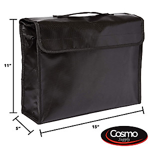 2 Piece Fireproof Bag Set - Safe - Fireproof - Silicone - Waterproof - Fireproof Passport Holder - Money Bag - Jewelry Organizer - Money - Coins - Photo Album - Document Holder - Fireproof Safe