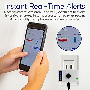 Proteus AMBIO - Wifi Temperature Humidity sensor with Buzzer and Email/Text Alerts