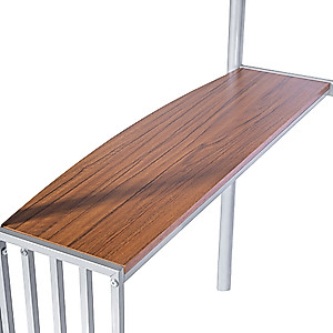 Harper & Bright Designs Twin Over Full Metal Bunk Bed with Desk, L Shaped Bunk Bed with Ladder and Quality Slats for Bedroom- Silver