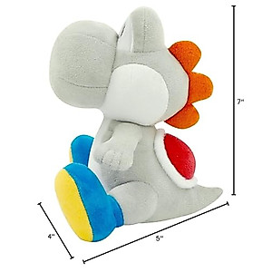 Little Buddy 1393 Super Mario All Star Collection 7" White Yoshi Plush