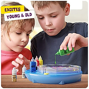 Spin Art Machine Kit - Paint Spiral Station Center - Kids Arts & Crafts Toys for Girls & Boys of All Ages - Cool Girl Gifts - Motorized Spinner Craft Workstation - Kid Gift Ideas