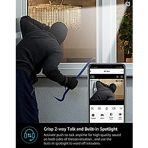 LaView 4MP 2K Security Cameras Outdoor Indoor Wired,IP65, Starlight Sensor & 100 Ft Night Vision,Motion/Person Detection,2-Way Audio/Spotlight,US Cloud,Compatible With Alexa,iOS & Android & Web Access