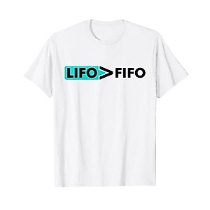 LIFO > FIFO Accountant Controller CPA Bookkeeper Funny Cute T-Shirt