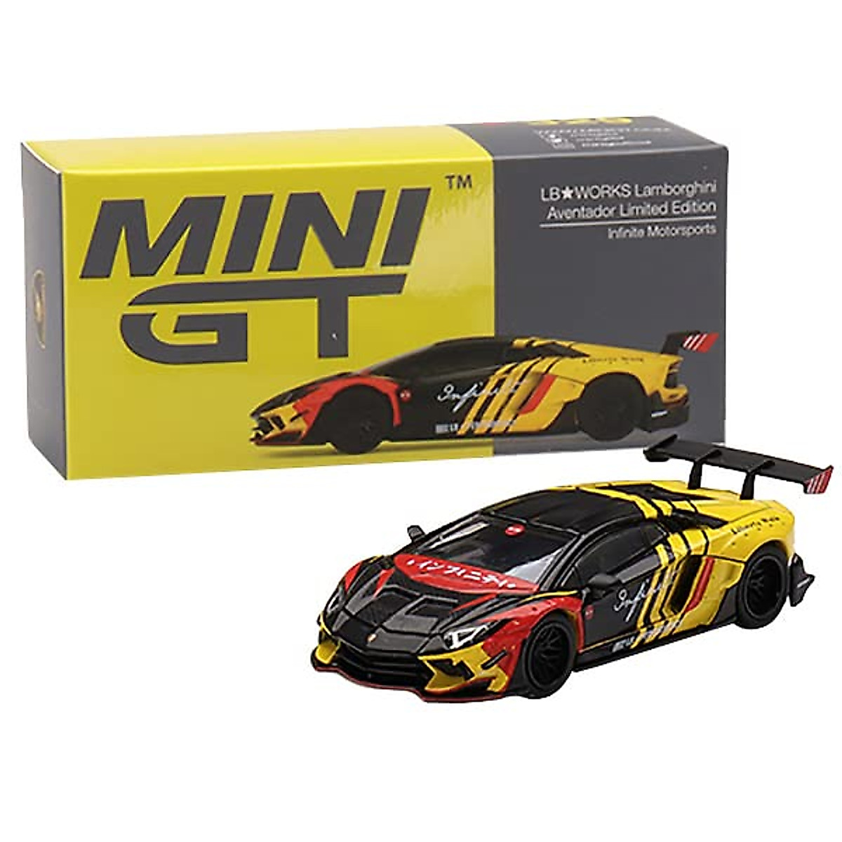 Truescale Miniatures Lambo LB Works Infinite Motorsports Livery Limited Edition to 5400 Pieces Worldwide 1/64 Diecast Model Car by True Scale Miniatures MGT00329