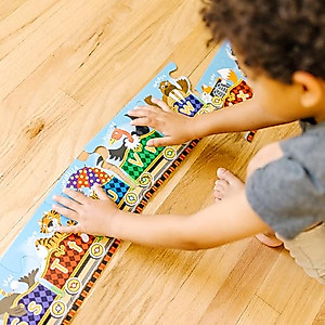 Melissa & Doug Alphabet Express Jumbo Jigsaw Floor Puzzle (27 pcs, 10 feet long) - FSC Certified