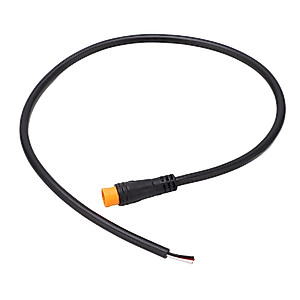 Durable Electric Bike Extension Cable 3 Wire Throttle Brake Sensor Extension Cable Replacement (Male Connector)