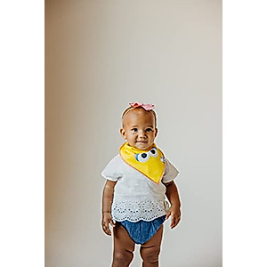 Copper Pearl Baby Bandana Drool Bibs for Drooling and Teething 4 Pack Gift Set Abby and Pals, Soft Set of Cloth Bandana Bibs for Any Baby Girl or Boy, Cute Registry Ideas for Baby Shower Gifts