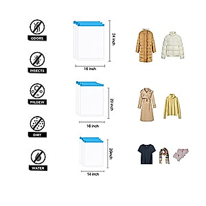 Space Saver Bags Vacuum Storage Bags Compression Travel Packing Bags 10 Packs Roll Up Travel Bags No Vacuum or Pump Needed