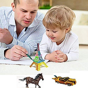 3D Pen Filament Refills(20 Colors,10 Feet Each) Total 200 Feet,PLA Filament 1.75mm,PLA 3D Printing Pen Filament 3D Pen For Kids,No Stuck, Non-toxic and Odorless,Not Fit for 3Doodler Pen