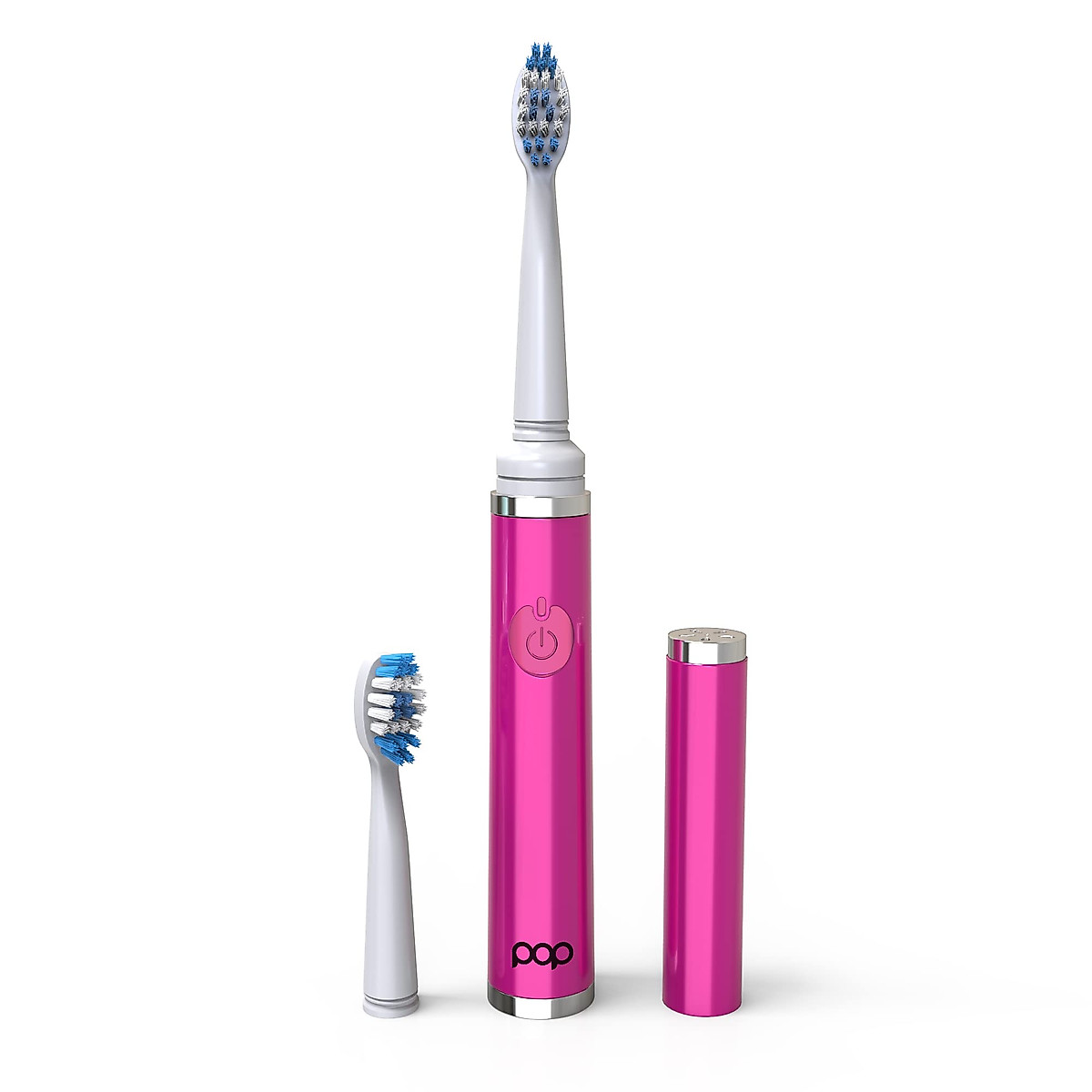 Pop Sonic The Ultimate Pro Toothbrush (Pink) | Rechargeable Toothbrush w/Up to 40,000 Brush Strokes/Minute -Long-Lasting Dupont Nylon Bristles -Teens & Adult Toothbrush w/Quadrant Pacer & Timer