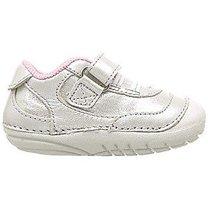 Stride Rite baby girls Soft Motion Jazzy Sneaker, Champagne, 3.5 Infant US
