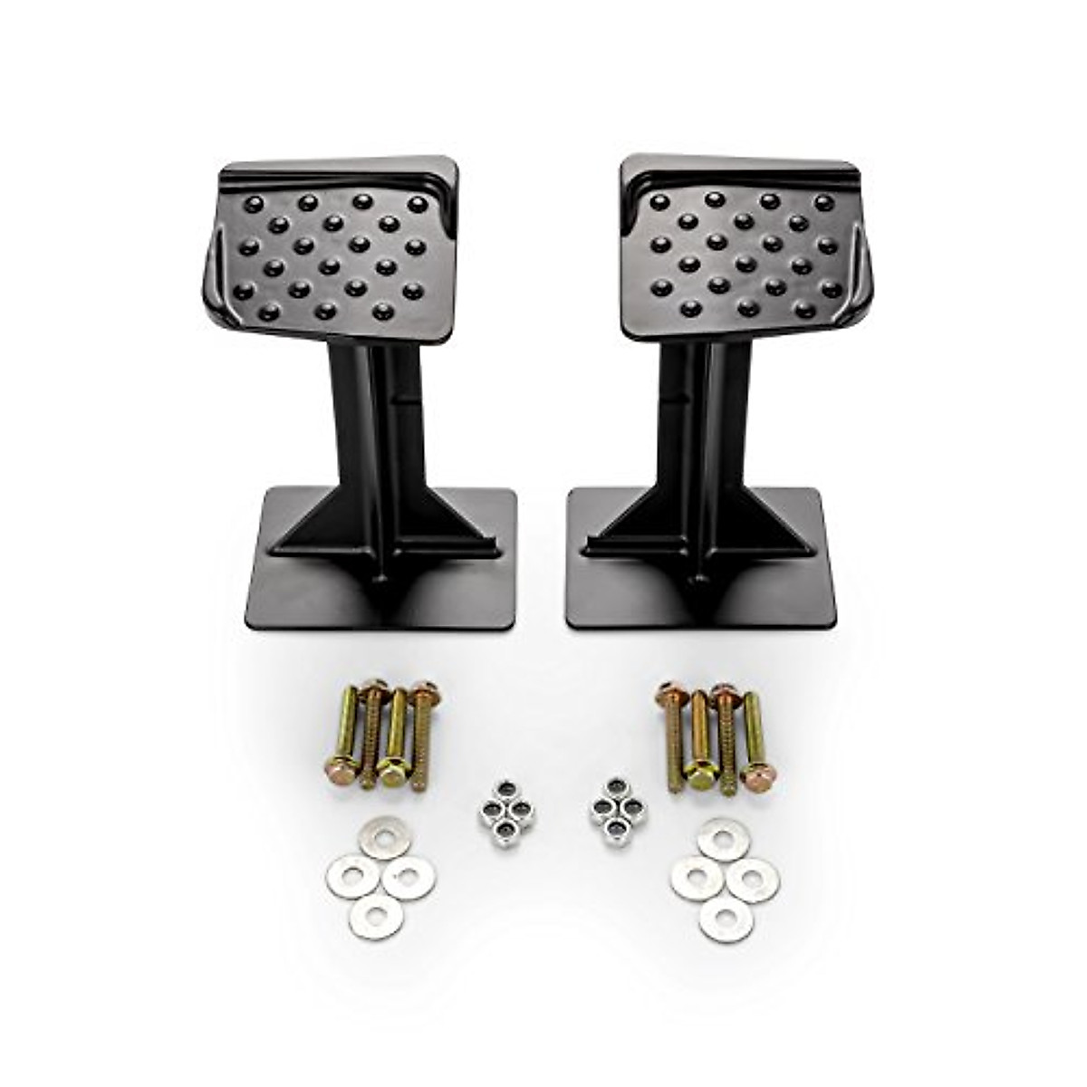 Black Boar Camco ATV Rear Lounger Foot Pedestal | 8-3/8-inches Tall x 4-inches Wide | Set of 2 (66017)