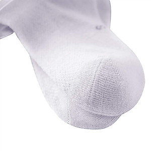 Looching 6 Pairls Baby Toddlers Girls Ruffle Frilly Socks Cotton Princess Lace Top Mesh Dress Socks with Bowknot