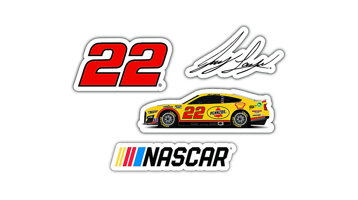 Joey Logano NASCAR Decal - Durable Vinyl Sticker for Laptops & Cars