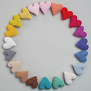 La mia Mini Cottony 20 Skein 100% Cotton Mini Yarn, Total 17.6 Oz Each 0.88 Oz (25g) / 65 Yrds (60m), Light, Dk (V1)