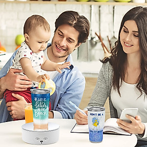 Riomh Cup Turner Rotating Display Stand for Tumblers, 360 Degree Automatic Mute Spin Turntable for Photography Display, Shooting Videos, Figures and Collections (White)