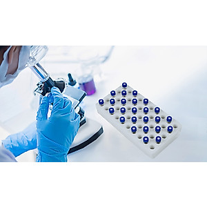 Polar Whale 2 Centrifuge Vial Organizers White Foam Storage Rack Stand Transport Holds 50 Vials Each 100 Total Fits up to 12mm 2ml Diameter Tubes