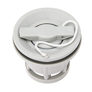 MUXSAM Kayak Boat Air Valve, Double Seal Air Plugs Air Valve Air Gas Valve Cap Replacements for Inflatable Boat Dinghy Kayak Canoe Rafts - Gray(1-Pack)