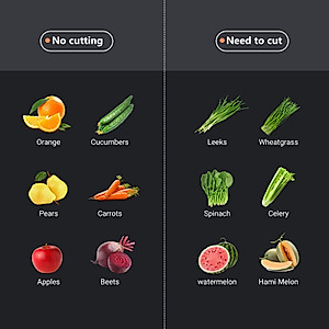 SOVIDER Cold Press Juice Machines 5.3" Extra Large Feeding Chute for Whole Fruits & Vegetables -Slow Masticating Juicer High Juice Yield, Easy Clean Self Feeding Effortless for Batch Juicing (Black)