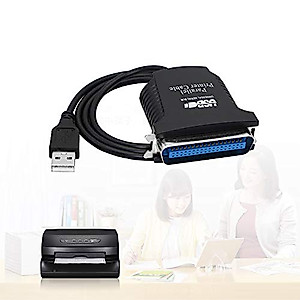SinLoon USB to Parallel Port Adapter USB to IEEE1284 CN36 Parallel Printer Cable Adapter for Printer (2.8FT)
