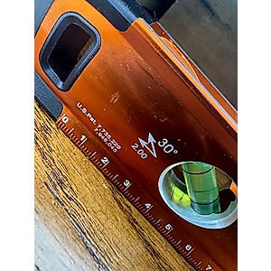 Swanson Tool Co SVT011 11-Inch Savage Aluminum Torpedo Level with Neodymium Magnets,Orange