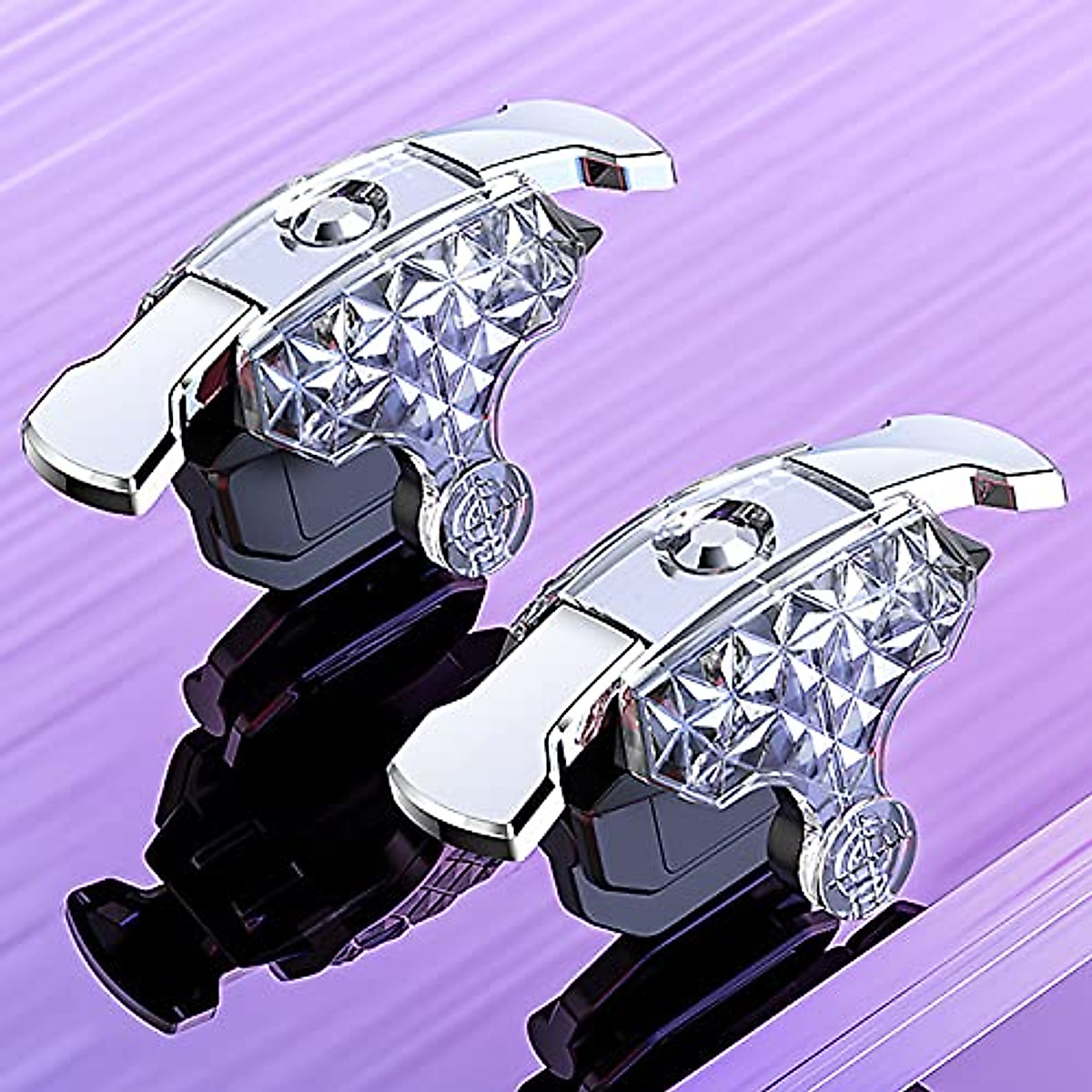 Mobile L1 R1 Gaming Controller for FPS Games, Phone Gaming Controller Trigger Joystick Buttons Full Screen Phones Compatible