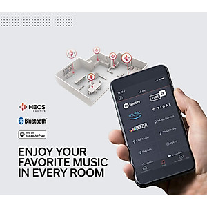 Denon AVR-S750H Receiver, 7.2 Channel (165W x 7) - 4K Ultra HD Home Theater (2019) | Music Streaming | New - eARC, 3D Dolby Surround Sound (Atmos, DTS/Virtual Height Elevation) | Alexa + HEOS