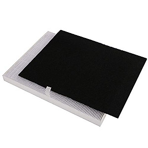 Nispira True HEPA Filter Replacement with Activated Carbon Compatible with Winix Air Purifier Model C545, P150, B151, 9300. Compared to C545 1712-0096-00 Filter S / 113050 Filter C. 2 Sets